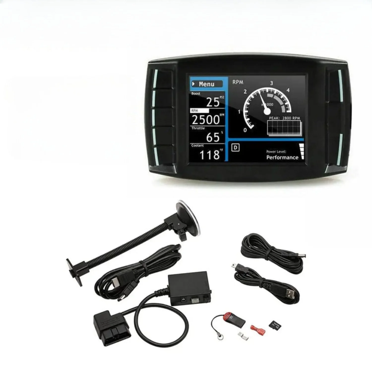 4 Inch CAT DPF Delete Pipe EGR Delete Kit DPF Tuner for 6.4L PowerStr ...